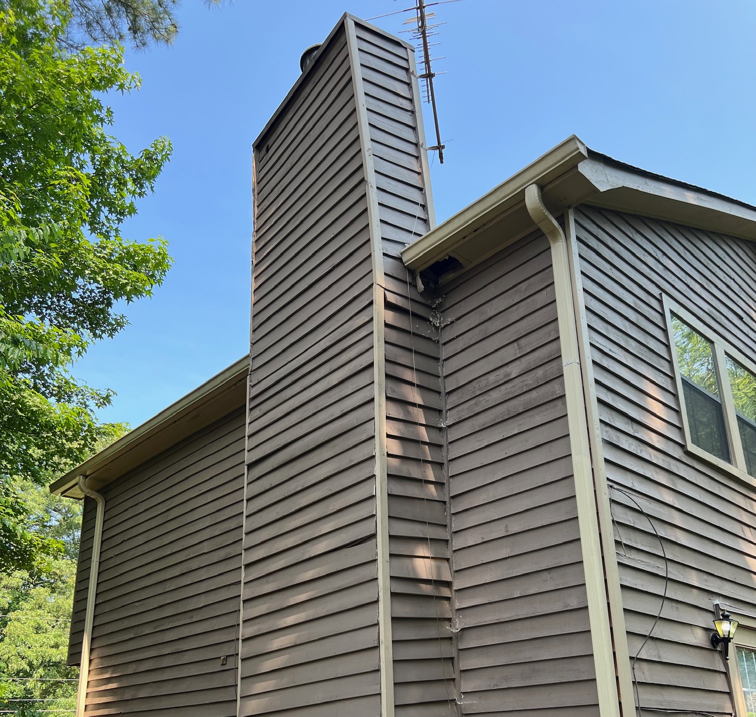 Stunning Chimney Makeover: Before & After New Chimney Repair job ...